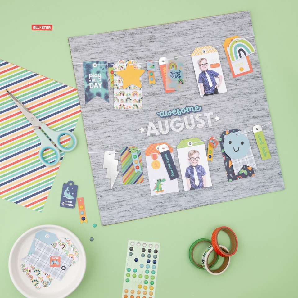 Pebbles Cool Boy Washi Tape-8/Pkg - 34027642 | eBay