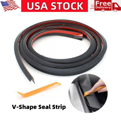 Weatherstrip Car Door Side Window V-Shape Trim Edge Moulding Seal Strip ...