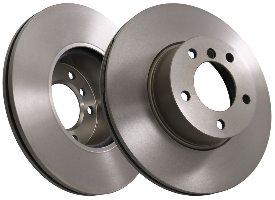 2x Brake Discs Pair Vented fits BMW 318D E90, E91 2.0D Front 07 to 12 ...