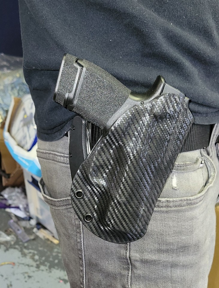 fits Glock 43 & 43X w/ G-Code Paddle Full Coverage Kydex Holster ADJ ...