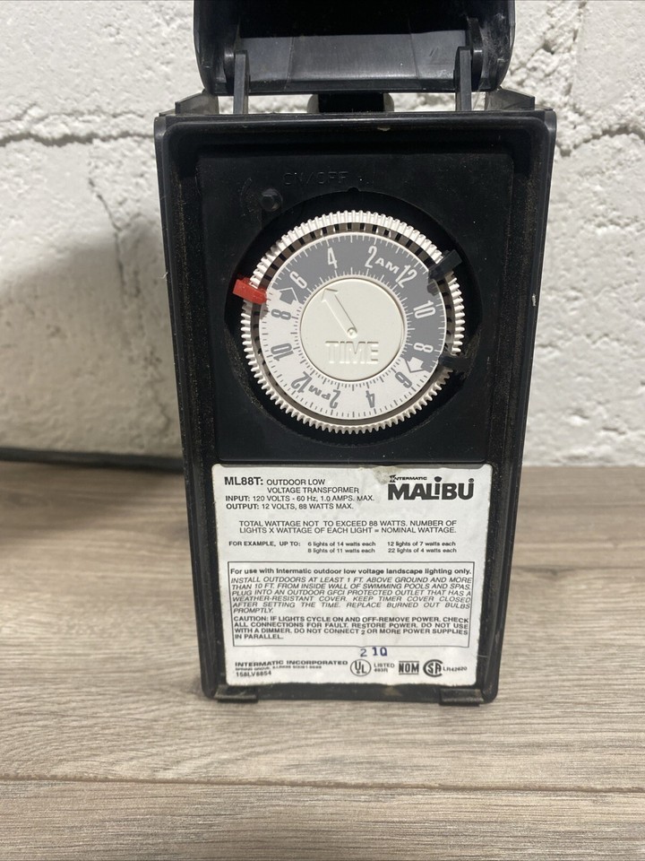 MALIBU ML88T 88w Power Pack Timer Low Voltage Transformer 88 Watt ...