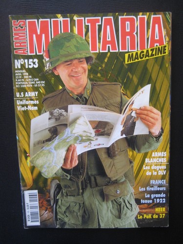 MILITARIA Magazine n° 153 - US ARMY VIETNAM - DAGUES DLV - CHAR VICKERS ...