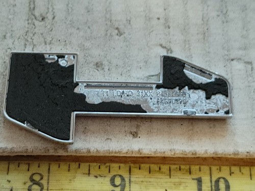 GMC SIERRA CIRCA '20 THE NUMBER "4" RED/SILVER EMBLEM 84682636 / ...