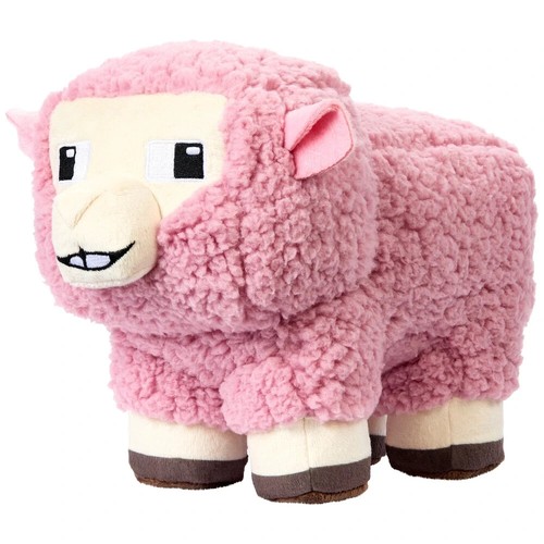 Minecraft Movie - Official Pink Sheep Plush 20cm Filling Toy Gift Soft ...