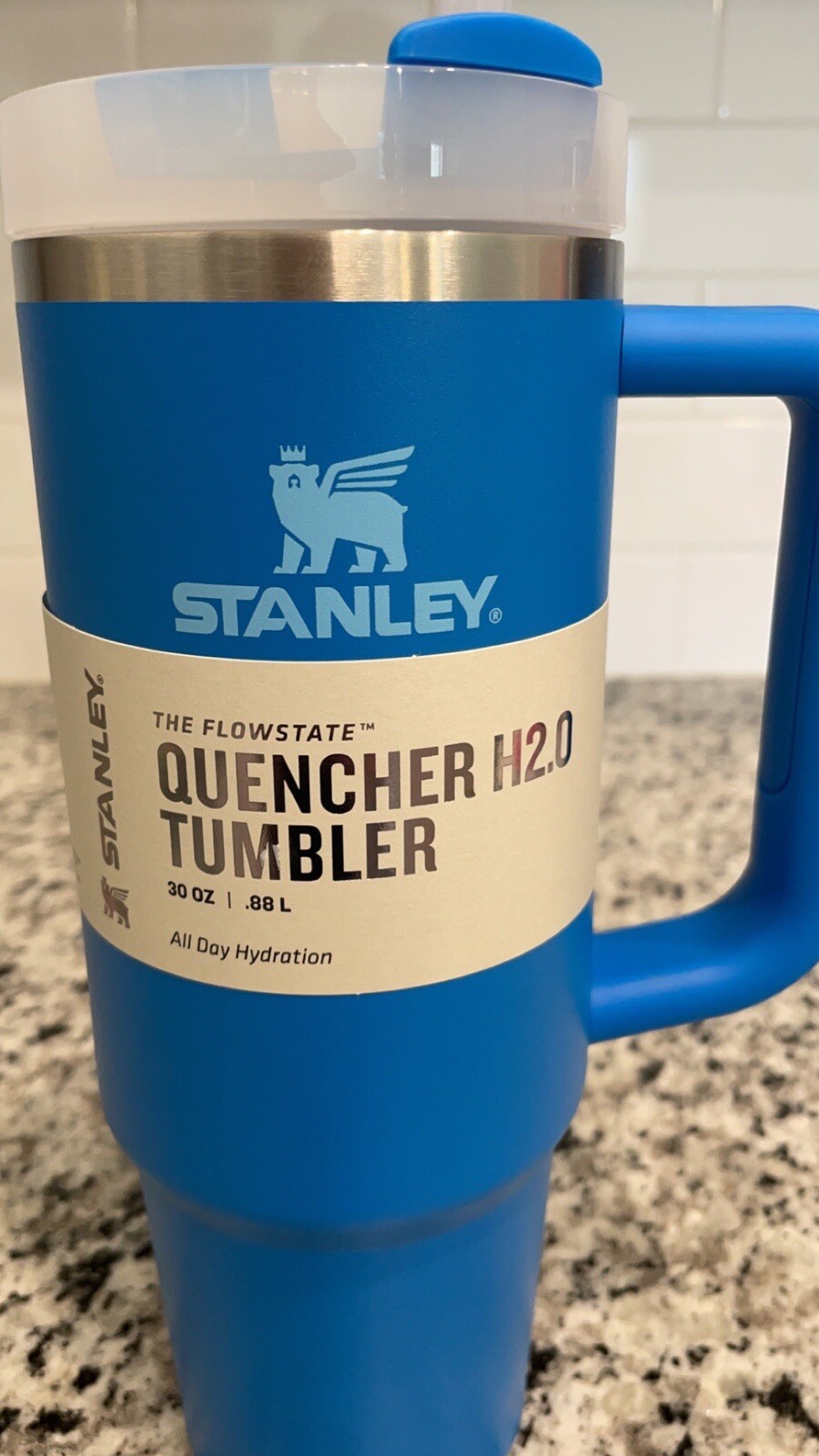 NWT Stanley Azure 30oz Quencher H2.0 Tumbler Brand New UNRELEASED SHIP ...
