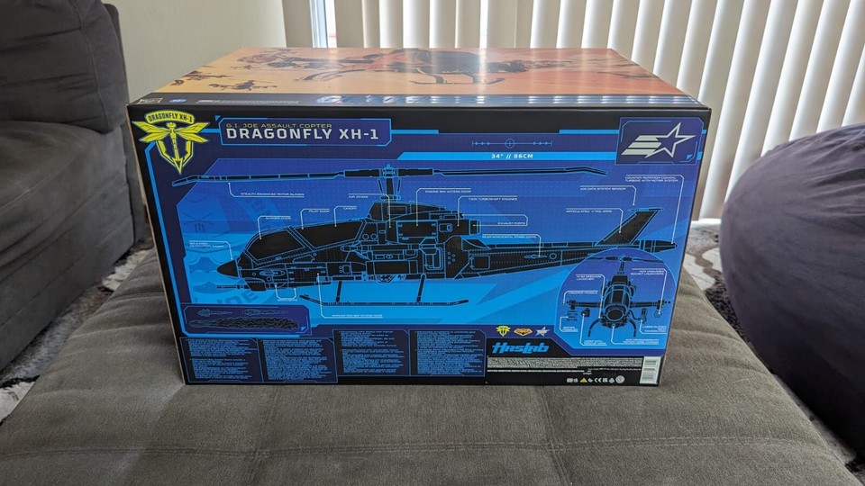 Sealed Haslab G.I. Joe Classified Dragonfly Copter (XH-1) All Tiers ...