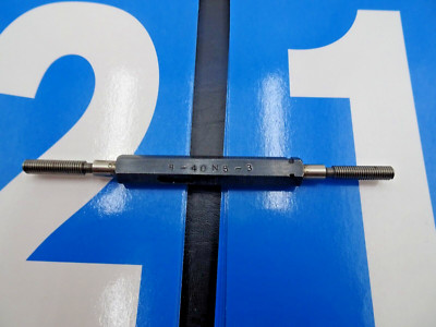 8-40 NS-3 THREAD SET PLUG GAGE GO NO GO PDS= .1478 & .1448 C | eBay