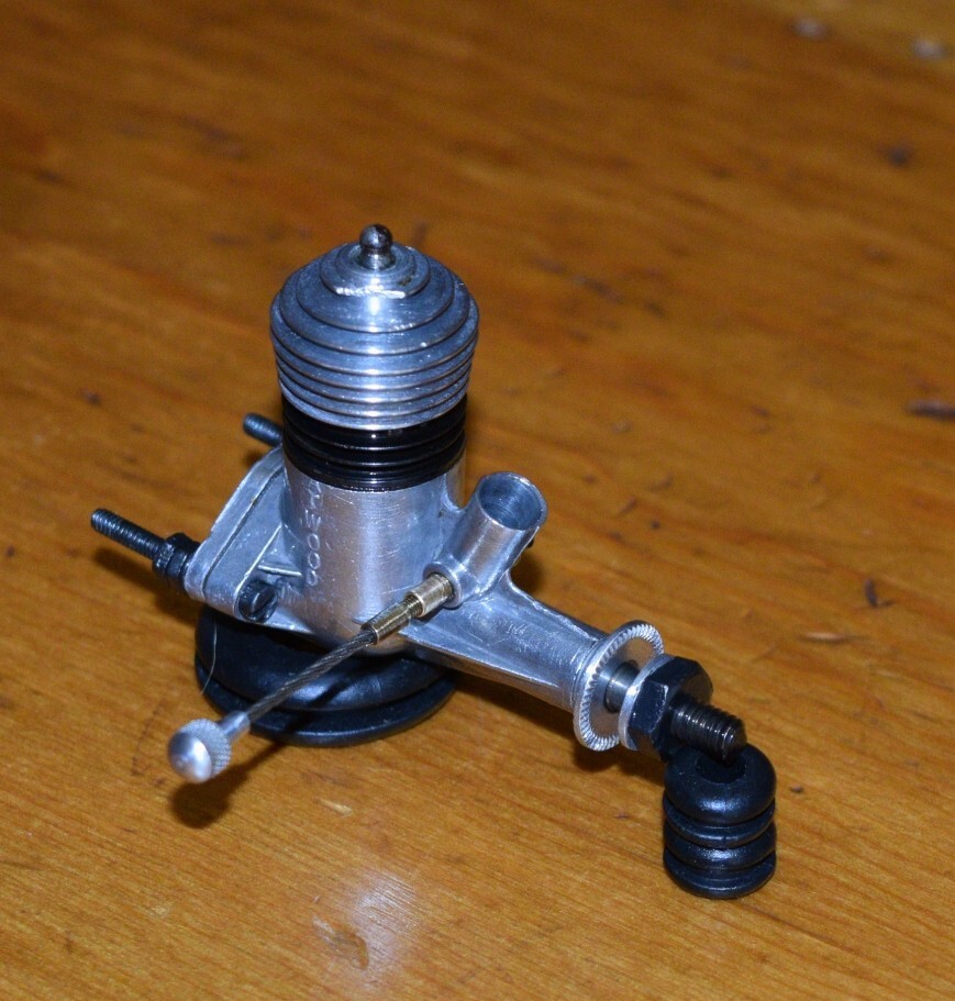1956 Atwood Shriek Super Cadet .049 model airplane engine vintage 049 ...