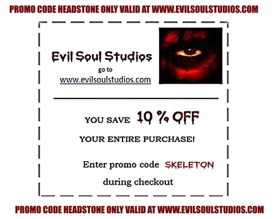 Evil Soul Studios Haunted Mansion Cemetery Bench Graveyard Halloween ...