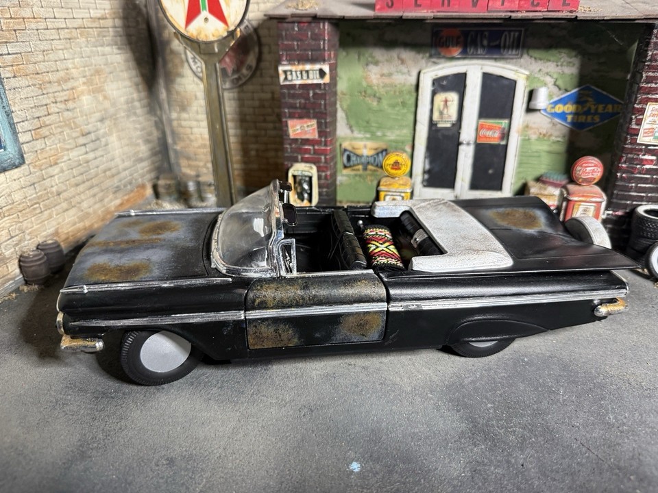 1959 Chevrolet Impala Rat Rod Rusty Patina Weathered Low Rider Diecast ...