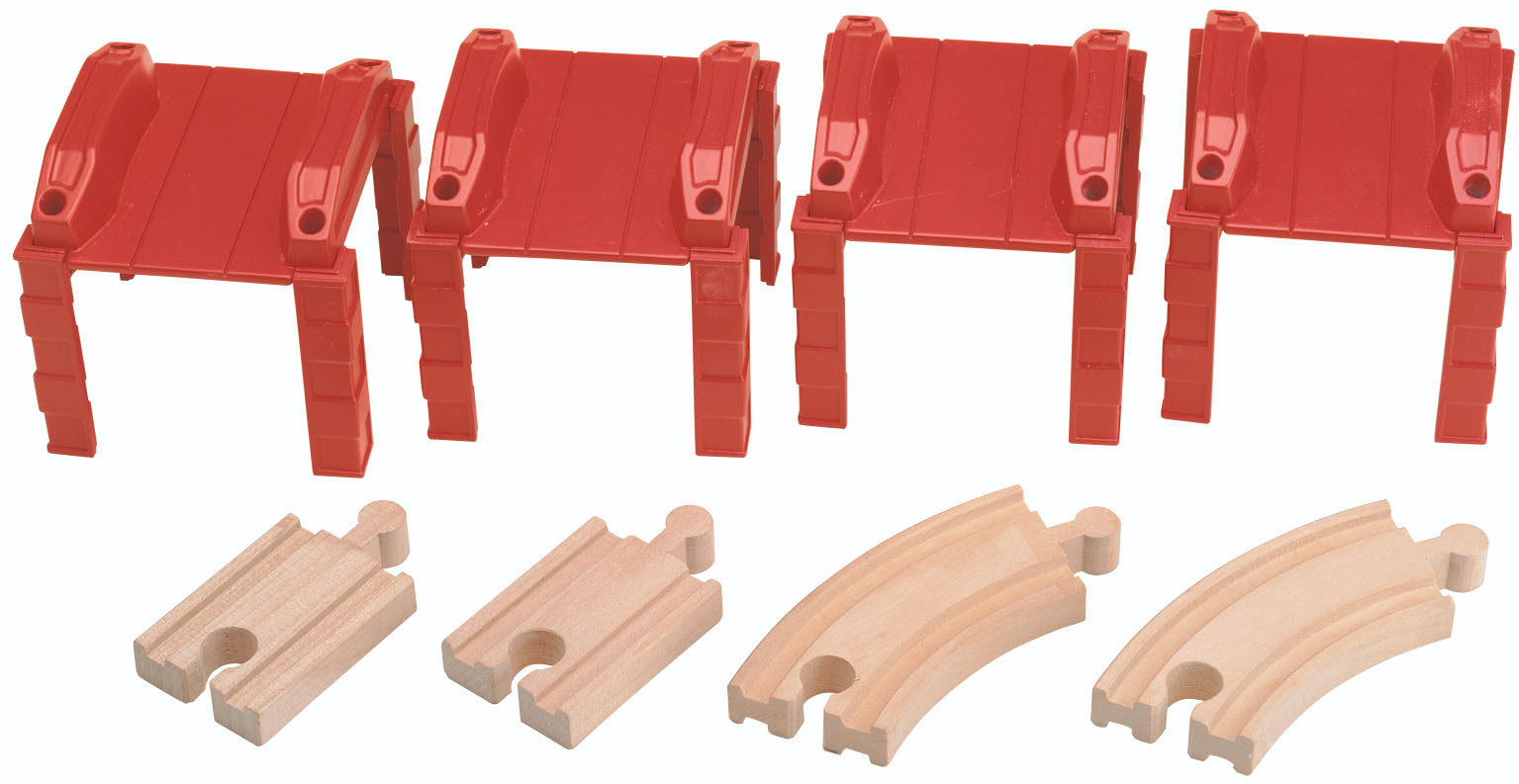 MAXIM Multi-level Set (4 riser/4 tracks) for Thomas/Brio/Whittle wood ...