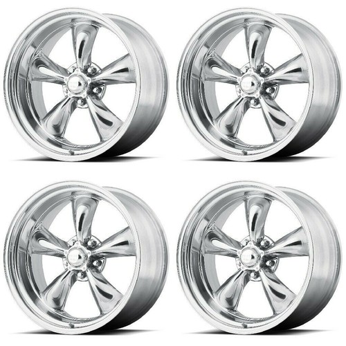 Set 4 American Racing VN515 Torq Thrust II 16x7 5x4.5 Polished Wheels ...
