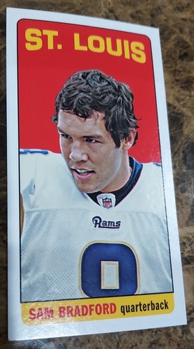 2012 Topps 1965 Mini Sam Bradford #55 Oklahoma Sooners, St. Louis Rams ...