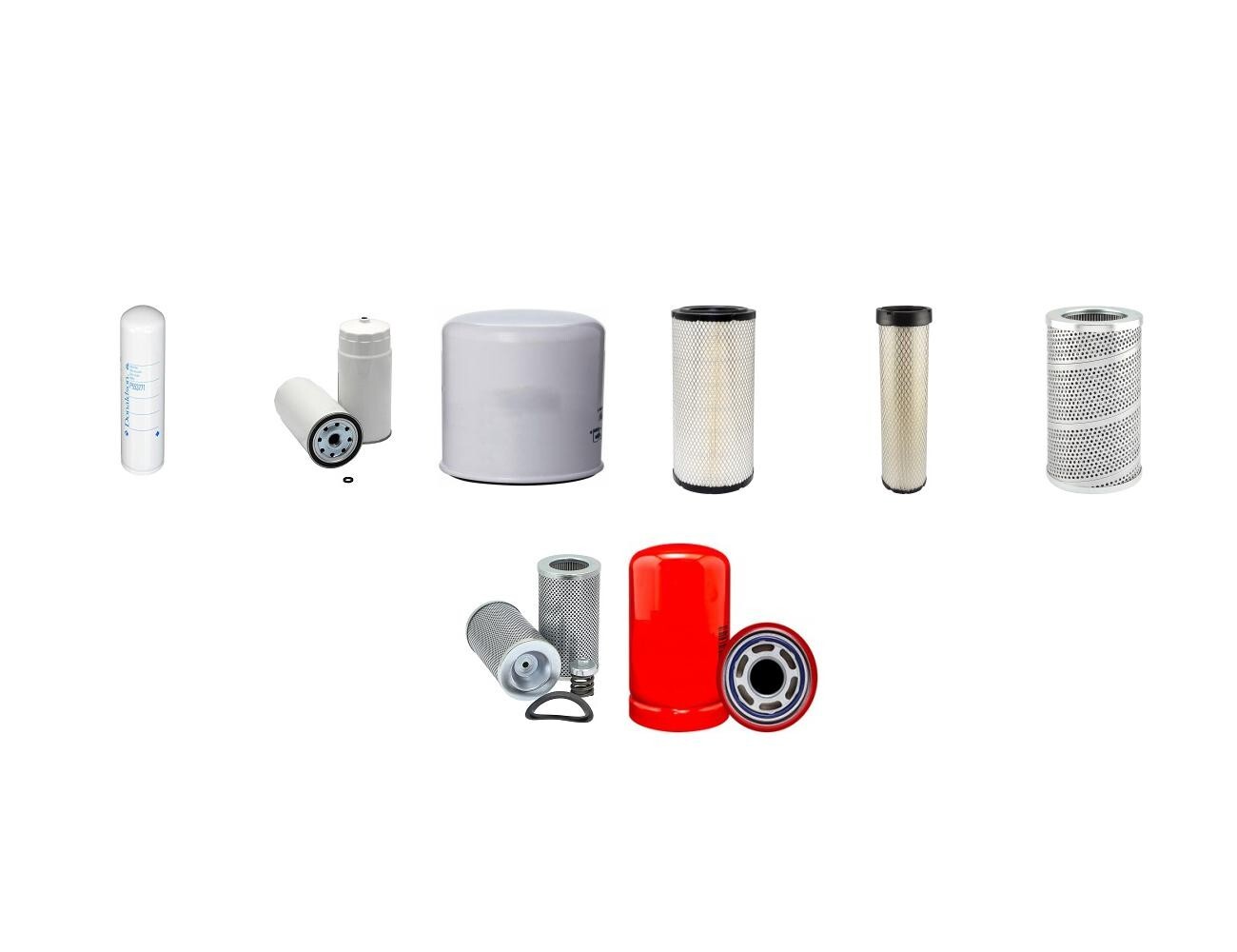 Filter Service Kit Fits MERLO P 34.7 LOX w/Deutz Tcd2012L04-2V Eng ...