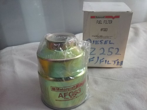 Vintage Genuine Original Motorcraft Fuel Filter AFG63 Z252 (((NEW))) | eBay
