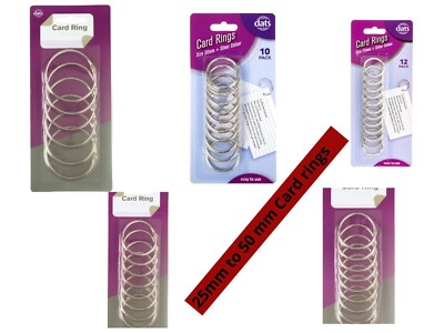 Card Rings Binder Ring Binders Scrapbook - 25mm to 50mm size Free ...