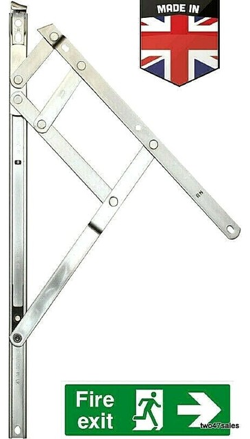 12" 300mm Fire Escape Egress 17mm Window Friction Hinge Stay UPVC Steel ...