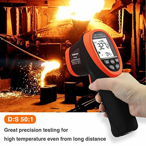 High Temperature Infrared Thermometer Gun for Metal Melting Furnace ...