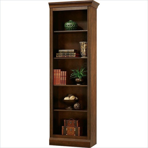 Howard Miller Oxford Bookcase Right Return in Saratoga Cherry 920004 ...