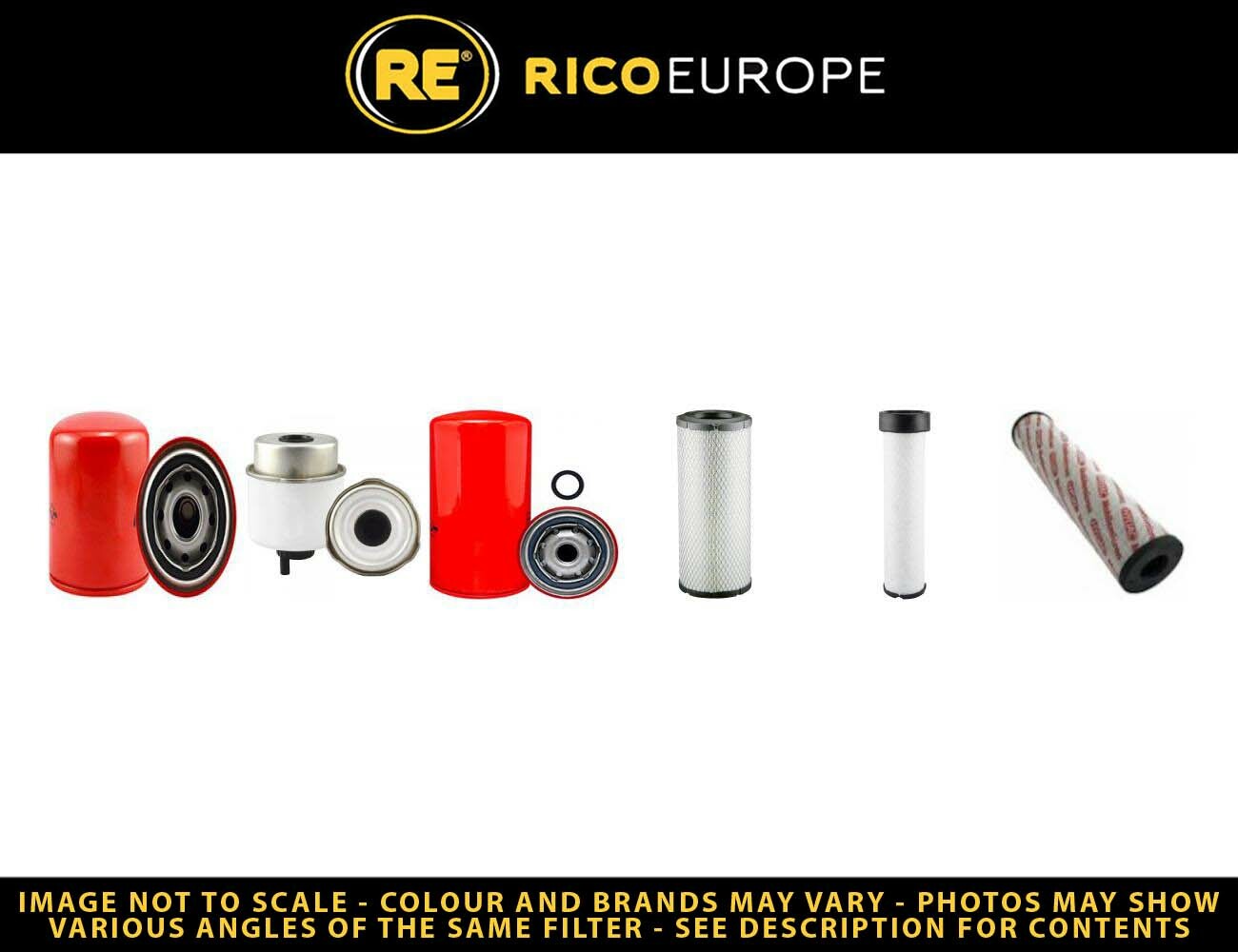 Filter Service Kit Fits CASE 21 F TIER 4 w/FPT F5H FL463 B F001 Eng ...