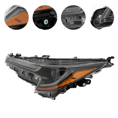 Left Side Headlight Headlamp For 2023-2024 Toyota Corolla LLE ...