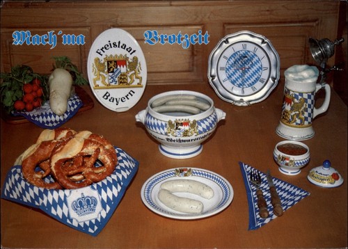 Bavarian Food Munich Bavaria Germany vintage postcard m399 | eBay