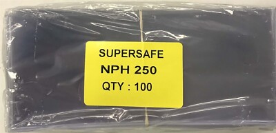 Large Currency Banknote Sleeves 100 Polyester Holders 8x3.5 Supersafe ...