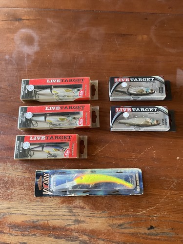 Lot Of Koppers Live Target Fishing Lures Mullet And Smelt | eBay