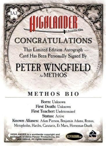Peter Wingfield Methos