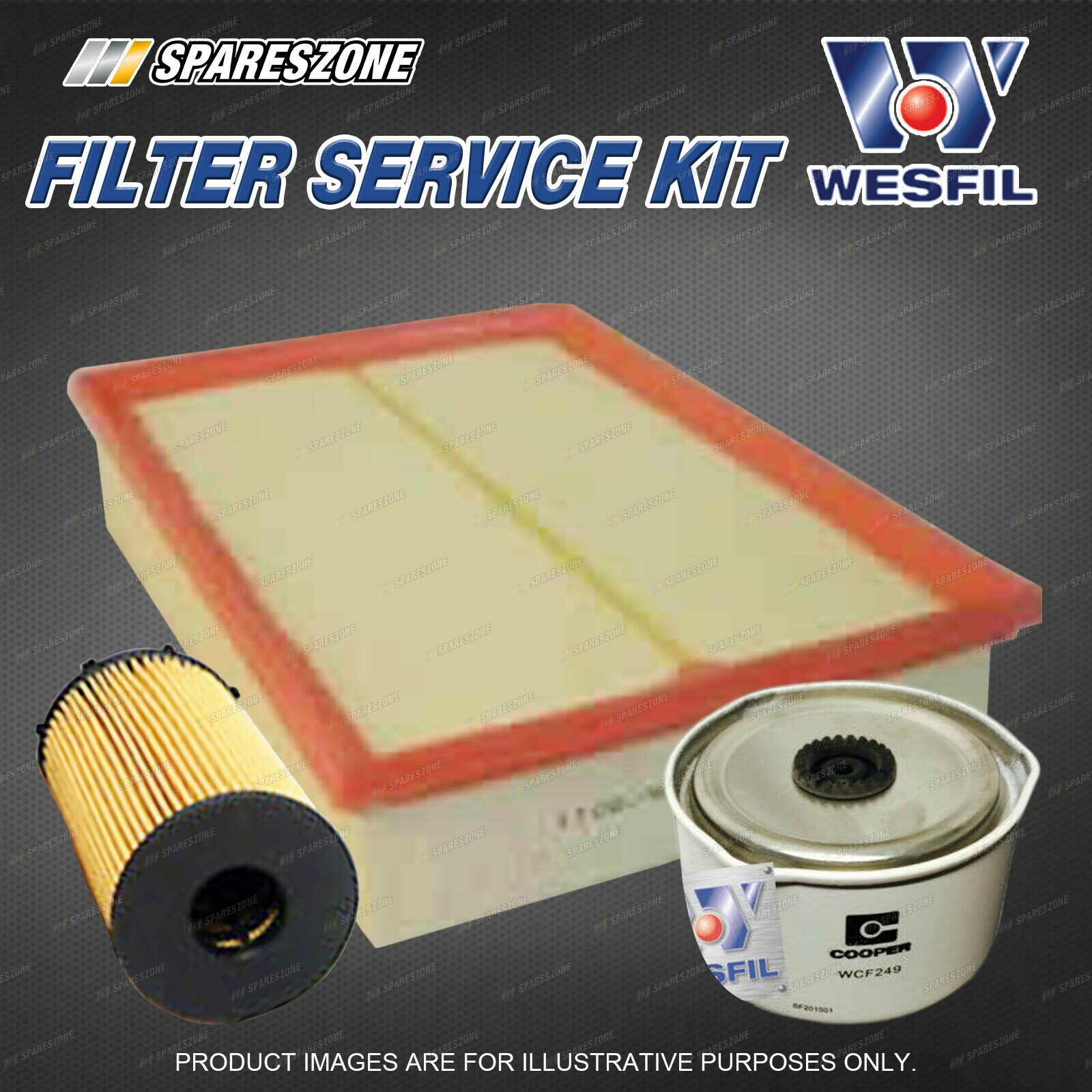 Oil Air Fuel Filter Kit for Landrover Discovery 3 4 RangeRover Sport ...