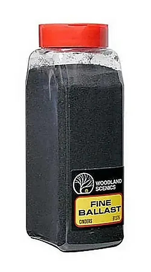 Woodland Scenics 4 Pack Cinders Fine Ballast Shaker 1376 30 Oz Shaker ...