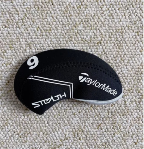 Black TaylorMade Stealth Neoprene Golf Iron Head Covers Club Headcover ...