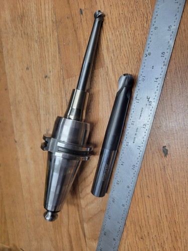 NICE SLIM LOCK CAT 40 W/ 1/2 & 3/4 " - CARBIDE ENDMILLS | eBay