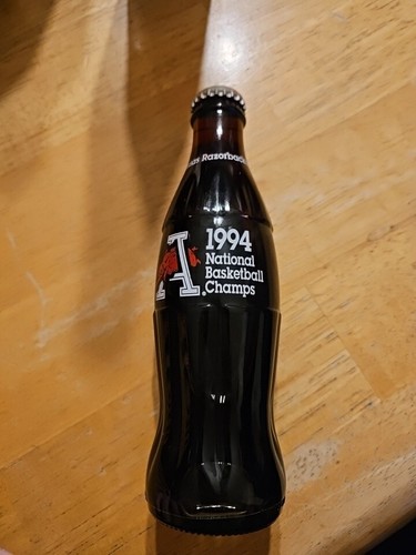 1994 Arkansas Razorbacks National Basketball Champs Coca Cola UNOPENED ...
