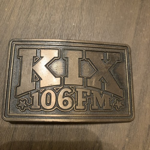 Belt Buckle - KIX, 106 FM, in Memphis Vintage Radio | eBay