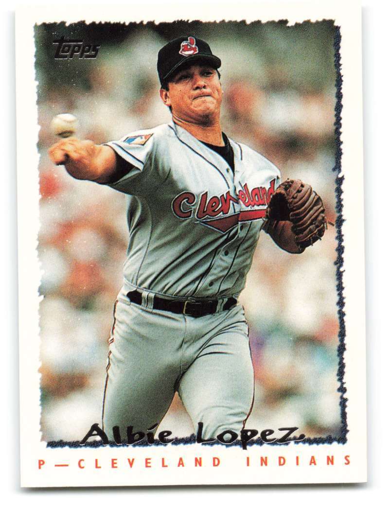 1995 Topps #478 Albie Lopez NM-MT Indians ID:179440 | eBay