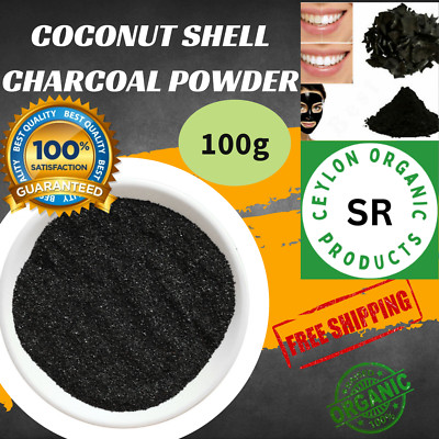 Coconut Shell Charcoal Powder Activated Carbon 100% Pure Organic 100g ...
