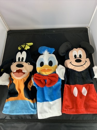 Disney Baby hand puppets lot Mickey Goofy Donald Melissa & Doug V | eBay