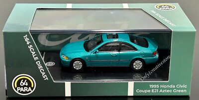 PARA64 Paragon 1995 Honda Civic Coupe EJ1 Aztec Green LHD 1:64 | eBay