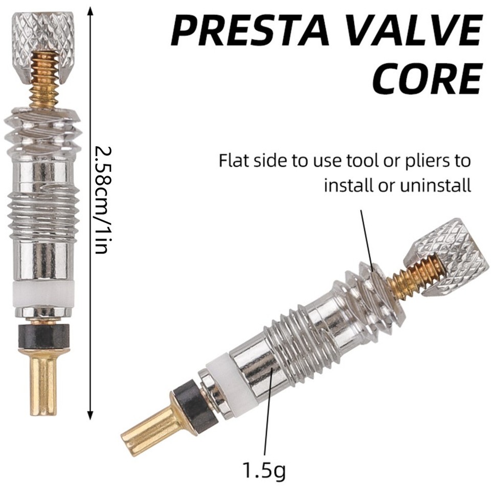 Valves Replace Stem Cores Core Tool Kit Set Bicycle Tube Tyre Valve ...