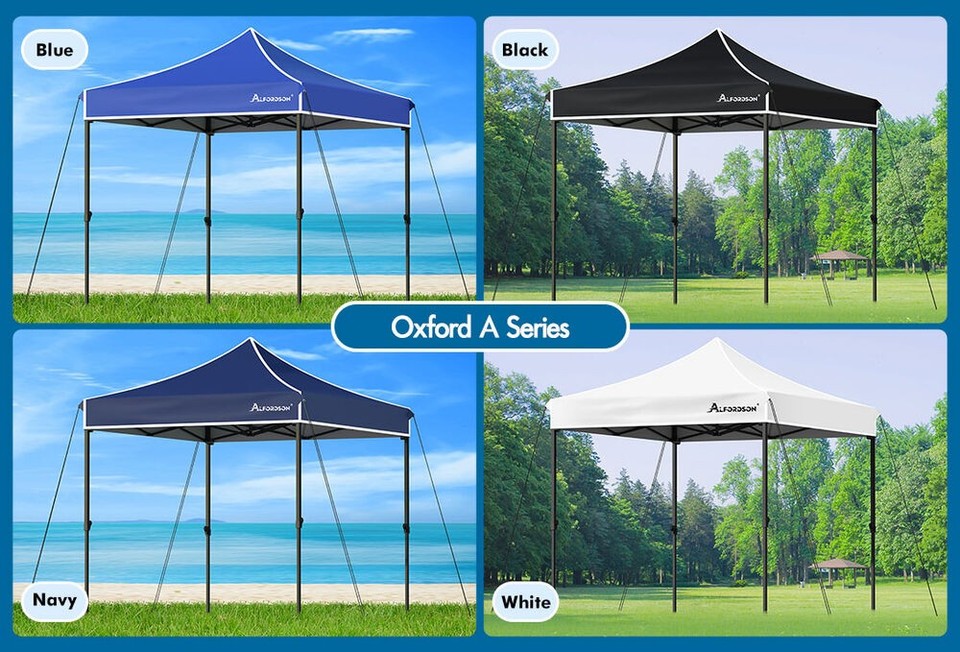 ALFORDSON Gazebo 3x3m Pop Up PE Mesh Marquee Outdoor Folding Tent ...