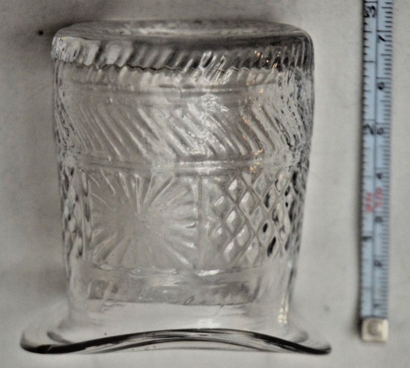 GIII-8 SANDWICH PONTILED GLASS THREE MOLD HAT/SALT c. 1820S | eBay