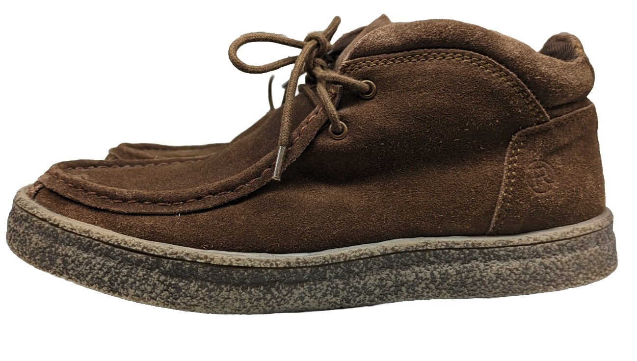 Roper Mens Brown Leather Ryder Chukka Ankle Boots 10D - Gem