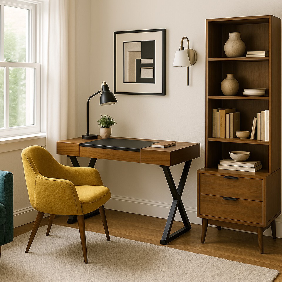 Centurion Supports ADONIS Walnut Matt Black Ergonomic Luxury Home ...