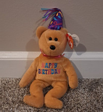 Happy Birthday the Bear - Red - Beanie Babies - Beaniepedia