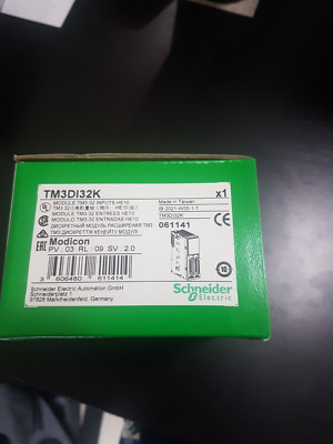 Schneider TM3DI32K Modicon TM3-32 Discrete Input, 24 VDC, 32 Inputs ...
