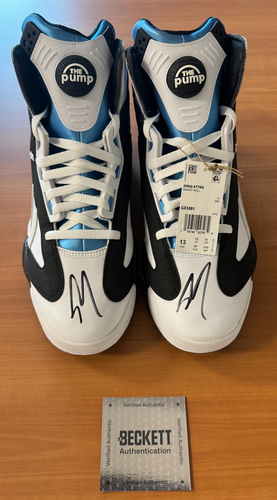 Shaquille O'Neal Signed Reebok Pump Shaq Attack Shoes Beckett COA ...