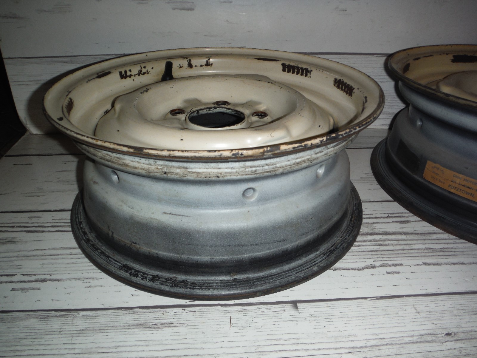 Set of 2 Vintage 1958 Packard Steel Metal Wheels Rim | eBay