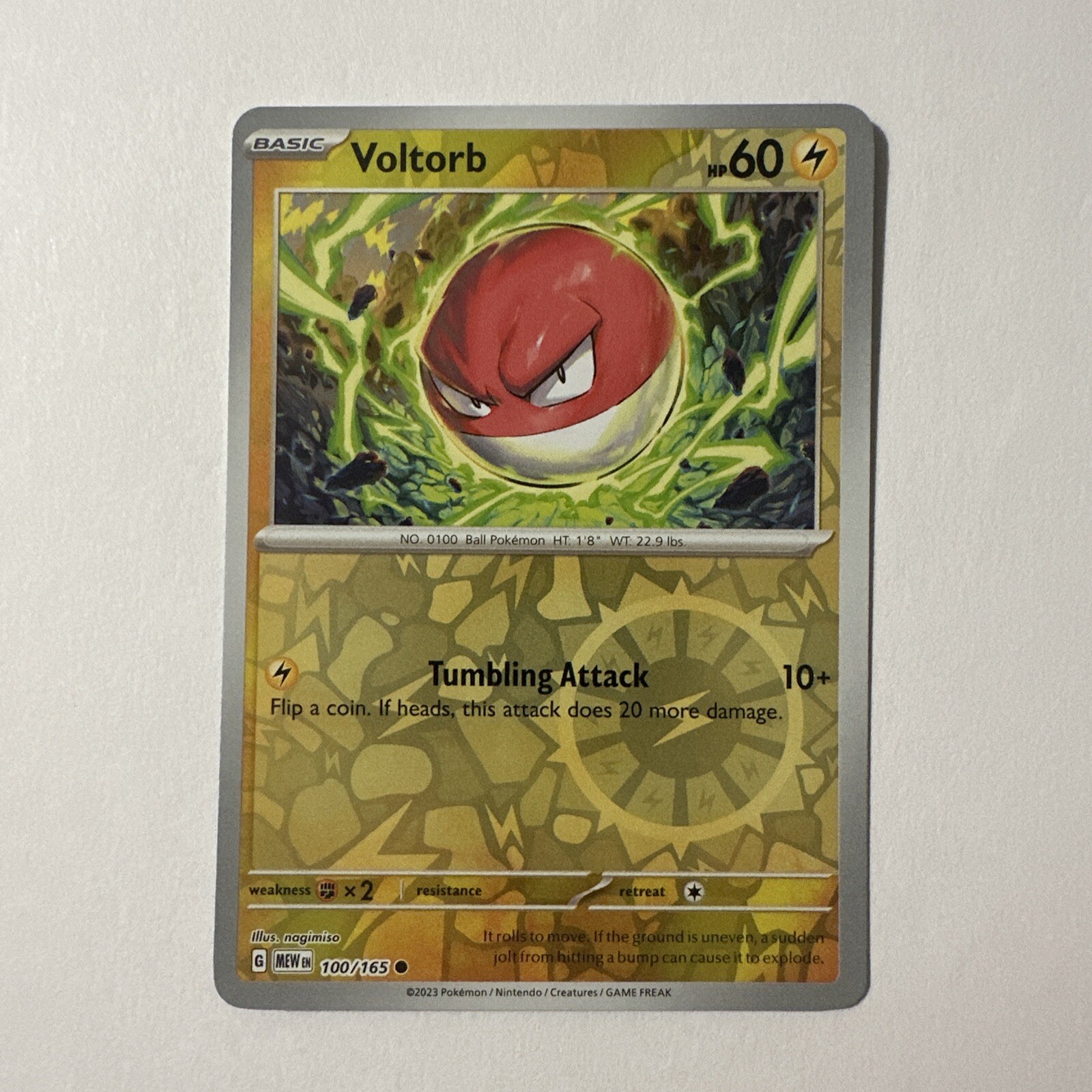Voltorb 100/165 Reverse Holo- Scarlet & Violet 151 - NM/M | eBay