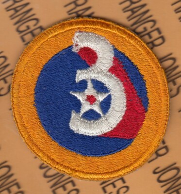 USAAF Army Air Force 3rd Air Force WWII patch c/e | eBay